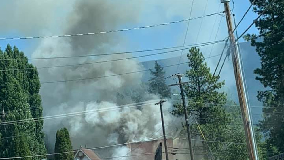 Firefighters respond to a structure fire in Columbia Falls | KECI
