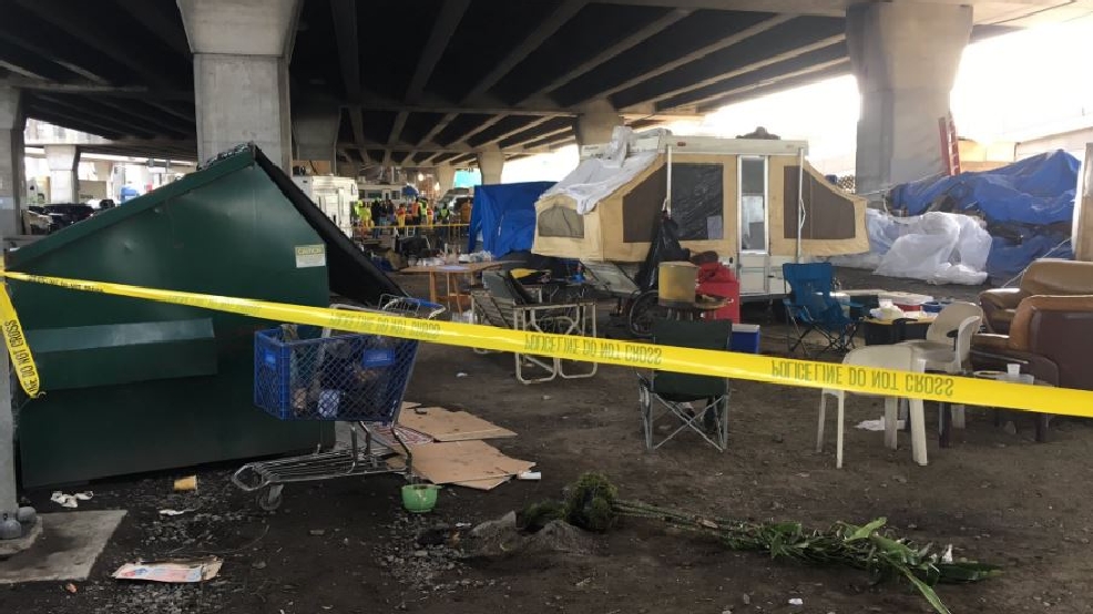 New sweep of homeless from under Spokane Street Viaduct | KOMO